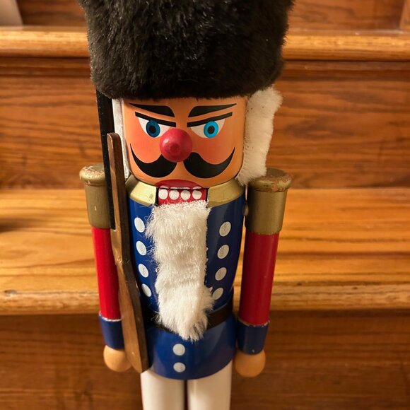 Vintage | Holiday | 85 Inch Tall British Hussar Nutcracker In Vintage ...